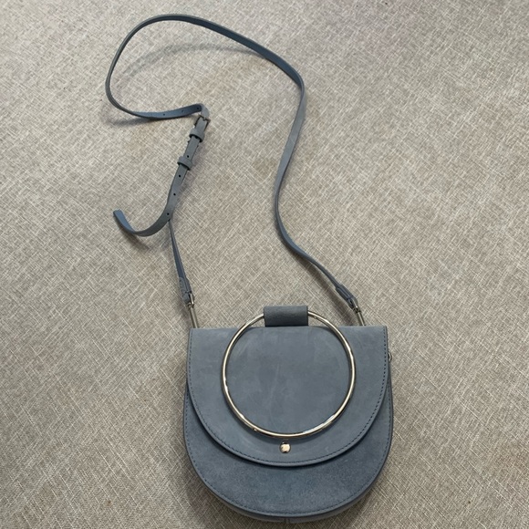 Theory | Bags | Theory Whitney Hoop Bag Suede | Poshmark